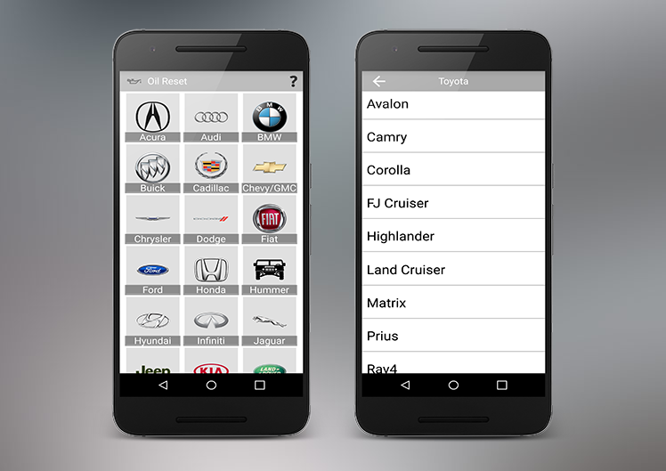 Oil Reset App